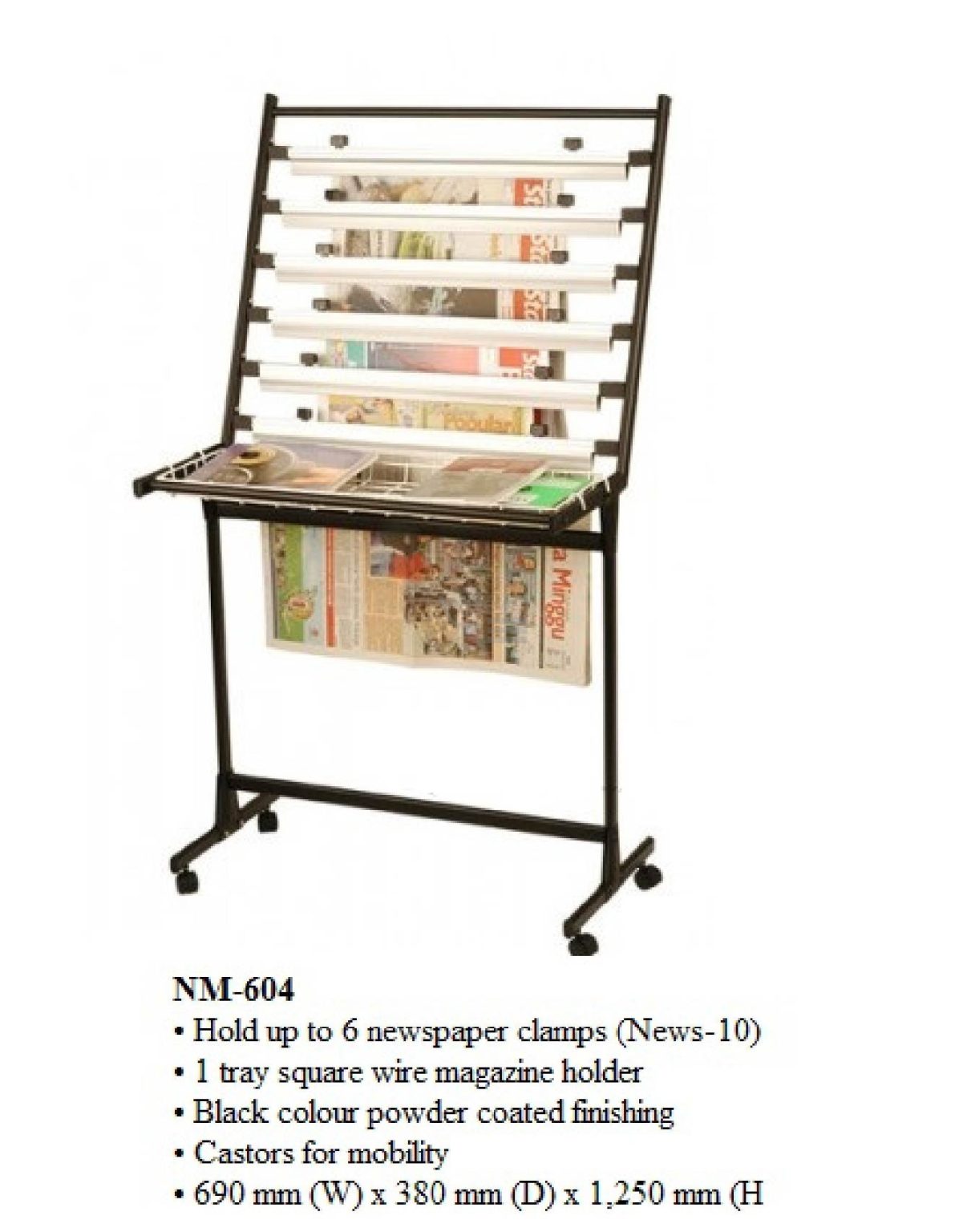 Magazine, Trolley & Rack - Siang Wei Office Furniture Sdn Bhd